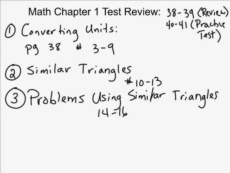 Gr 10 Applied Math: Chapter 1 Review