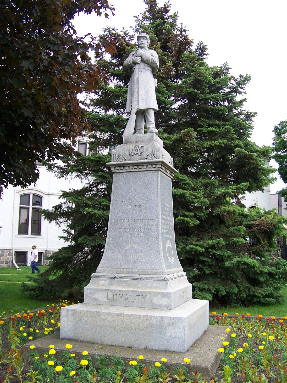 Black Powder & Lace : Coldwater Soldier's Monument