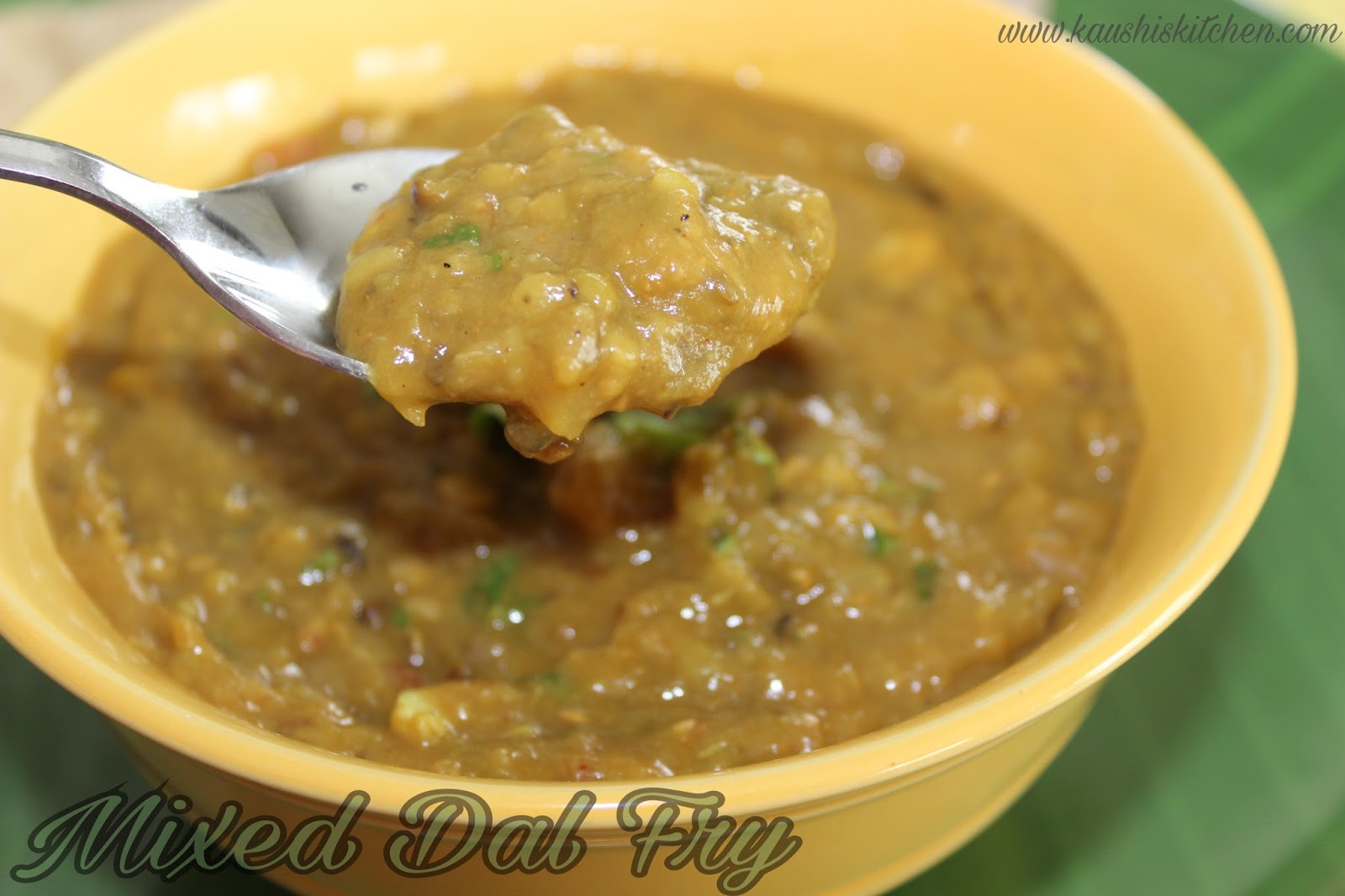MIXED DAL FRY / MIXED DAL CURRY - PUNJABI VERSION