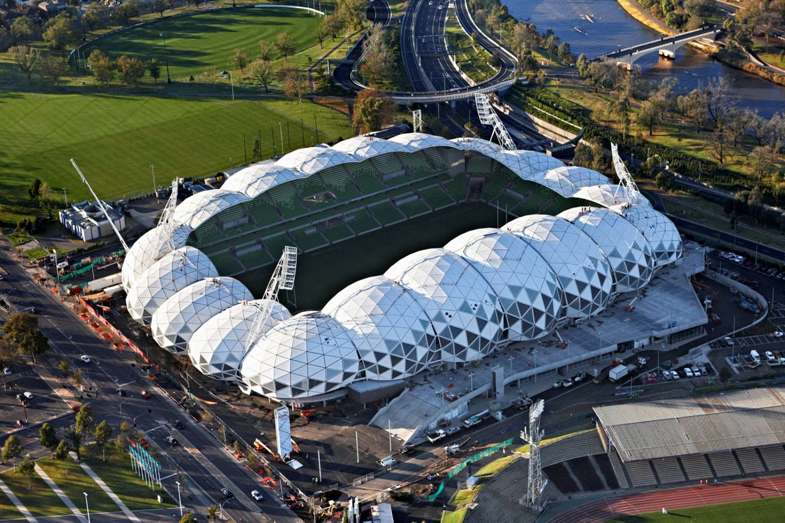 architecture now and The Future: AAMI PARK BY COX ARCHITECTURE