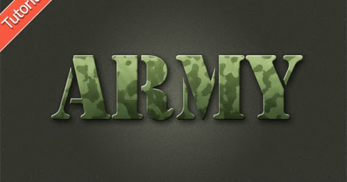 How To Create Army Text Effect In Photoshop