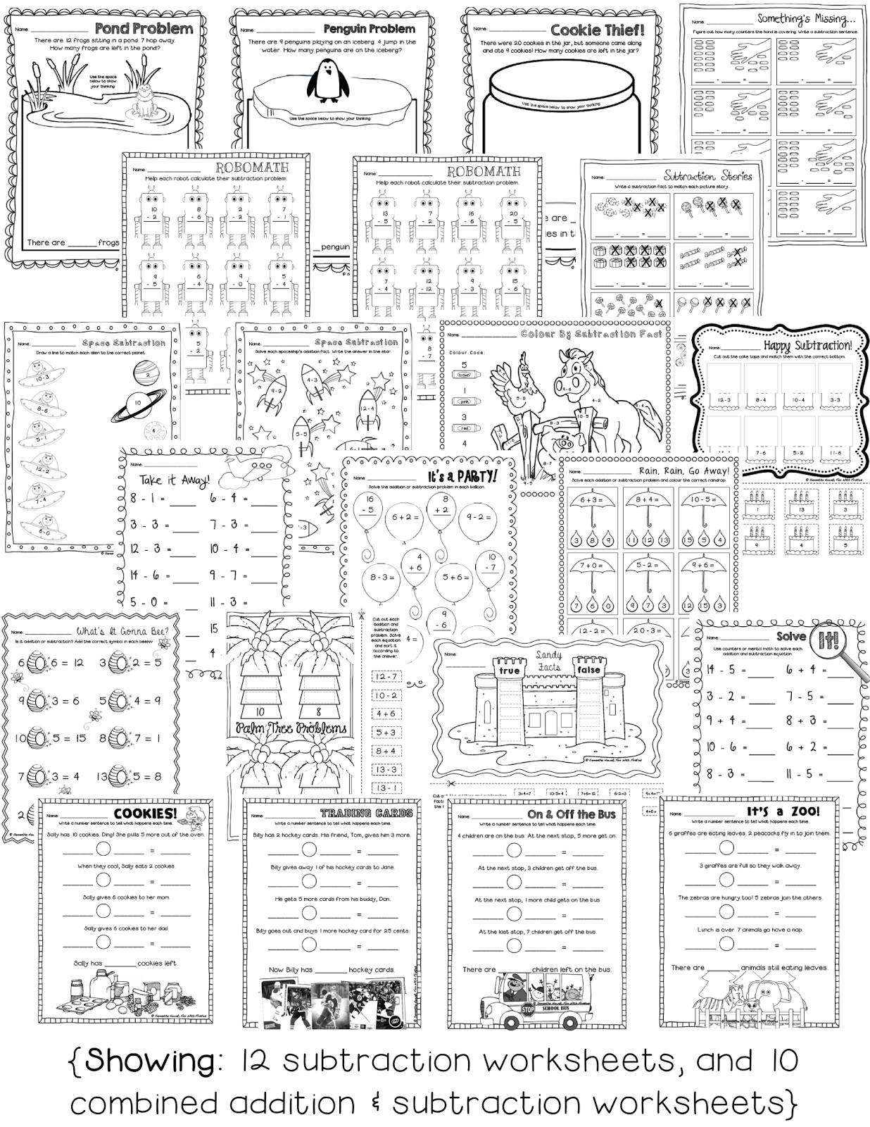 Fun With Firsties: FREE Addition Math Station Worksheet & Noise Level ...