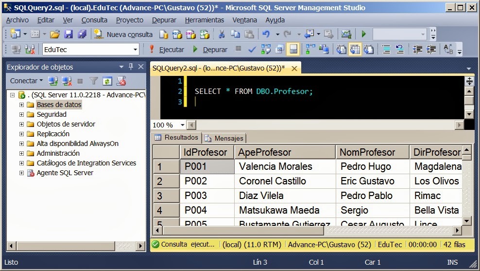 DESARROLLA SOFTWARE: SQL SERVER IMPLEMENTACIÓNLECCIÓN 01 - INTRODUCCIÓN
