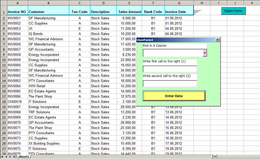 Find In A Column And Enter Data Hints And Tips About