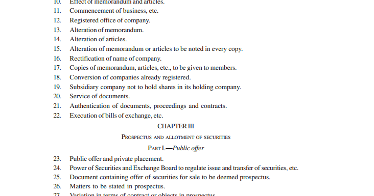CA4ALL: The Companies Bill, 2011