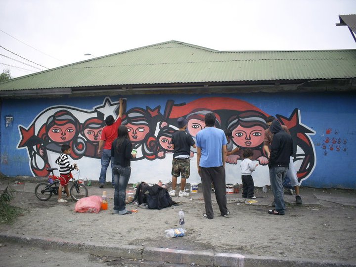 Unidades Muralistas Luchador Ernesto Miranda - UMLEM Chile: MURAL EN LA ...