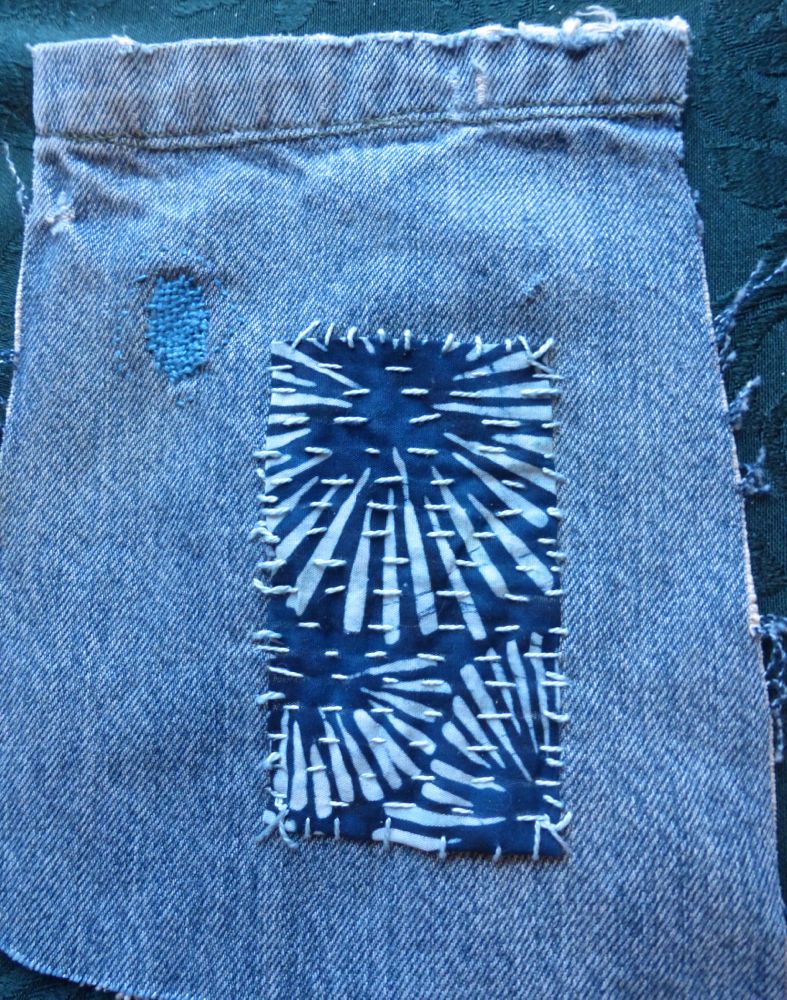 The Kittalog: Darning and Sashiko Denim Repair