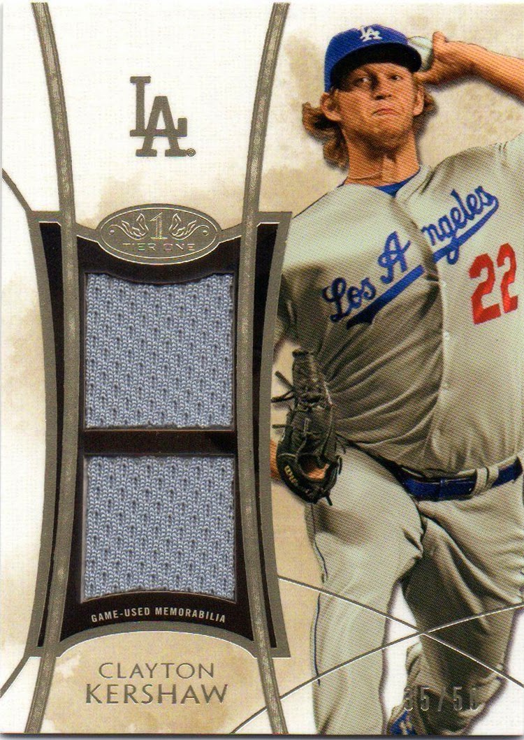 Dodgers Blue Heaven: 2014 Topps Tier One Baseball - The Dodger Bat Knob ...
