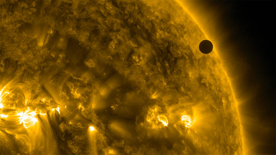 LA CARTILLA DIGITAL: El planeta Venus pasando delante del Sol