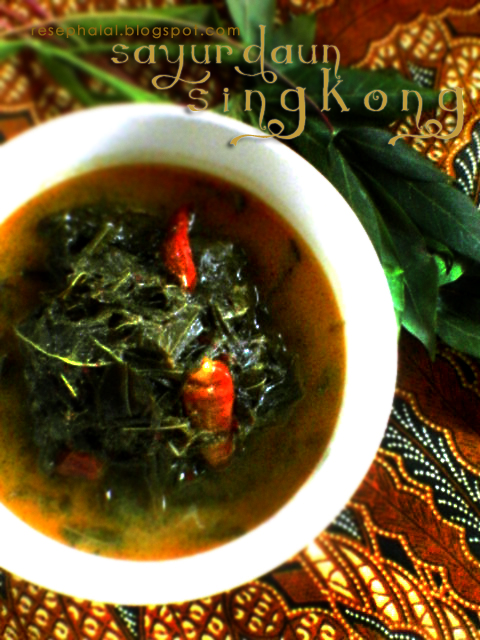 Sayur Daun Singkong | Resep Halal