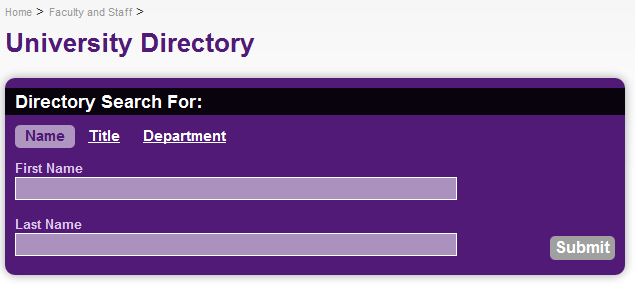 Tech at Mount: Creating a Campus Online Directory