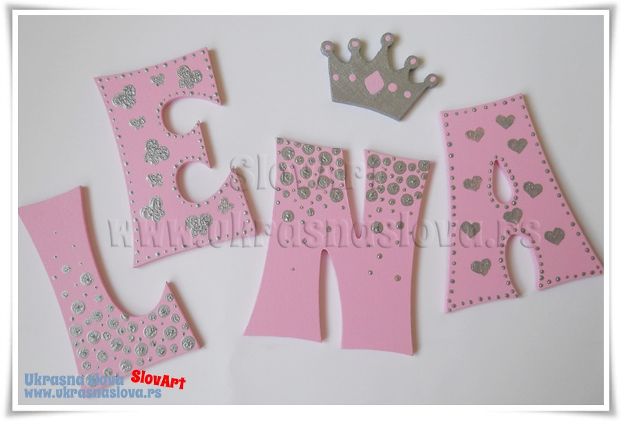 Ukrasna slova : Srebrno : SlovArt - Ukrasna slova | Ramovi | Satovi ...