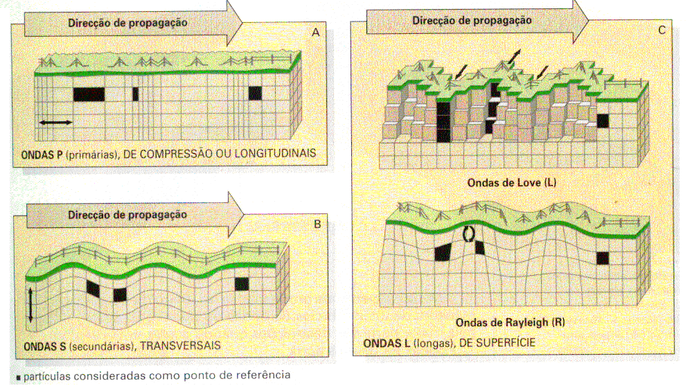 LOS TERREMOTOS : TIPOS DE ONDAS SÍSMICAS