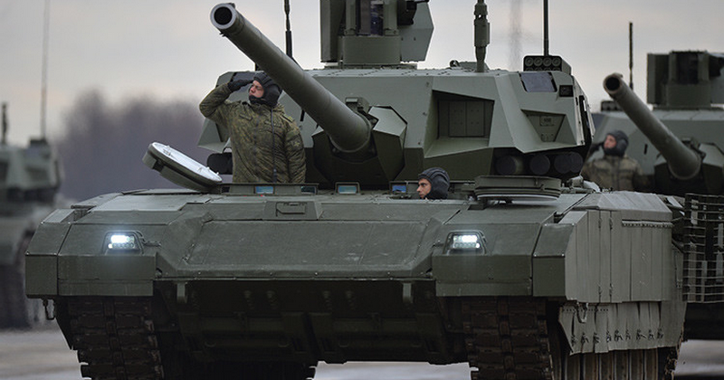 desarrollo defensa y tecnologia belica: De película: Rusia exhibe sus principales tanques en un ...