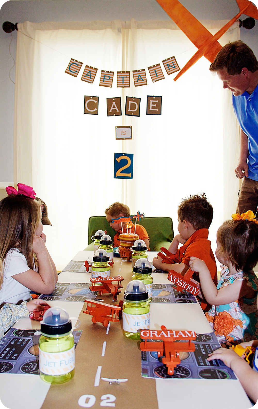 The Luigs: Cade Airways Birthday Party