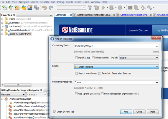 Tools and Tips that will be useful to you too: Searching (text) and Editing files in Netbeans is ...