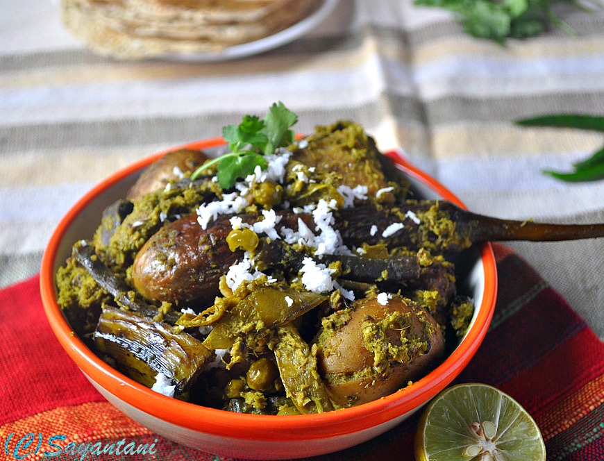 Undhiyu, a Gujarati winter delicacy with root vegetables and seasonal ...
