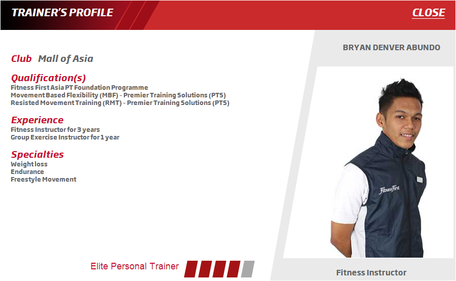 Jet Paiso: My PT Match Test Result [My Fitness First Chronicles]