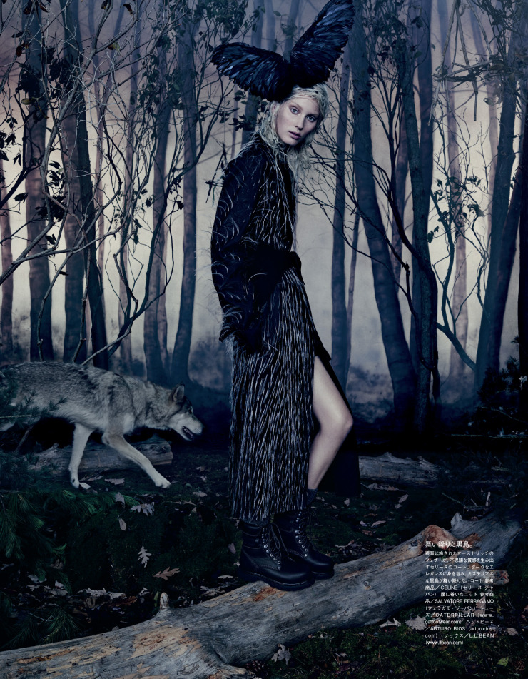 Inspiration. Into the woods by Emma Summerton for Vogue Japan October ...