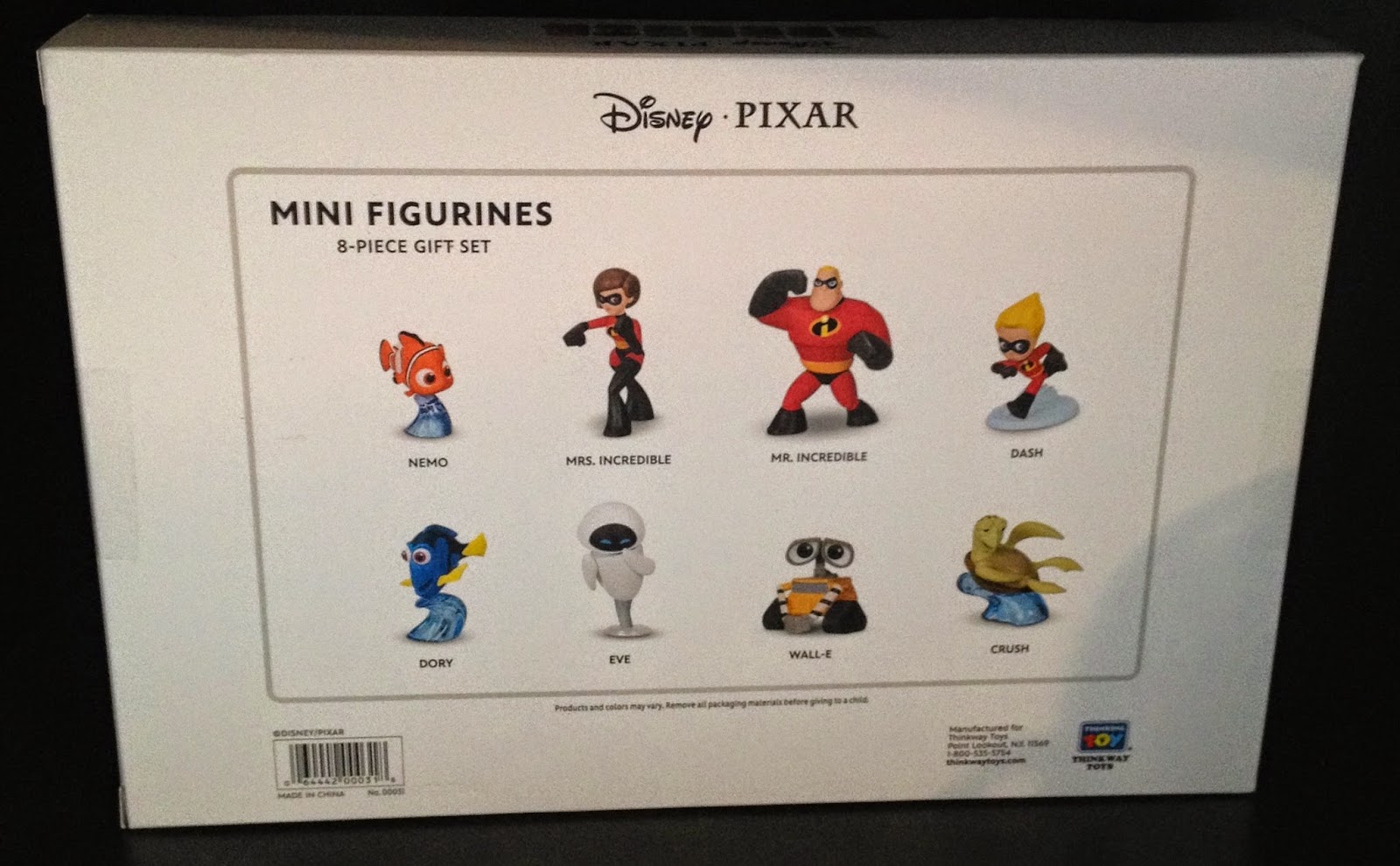 Dan the Pixar Fan: Pixar Collection: Mini Figurines (by Thinkway Toys)