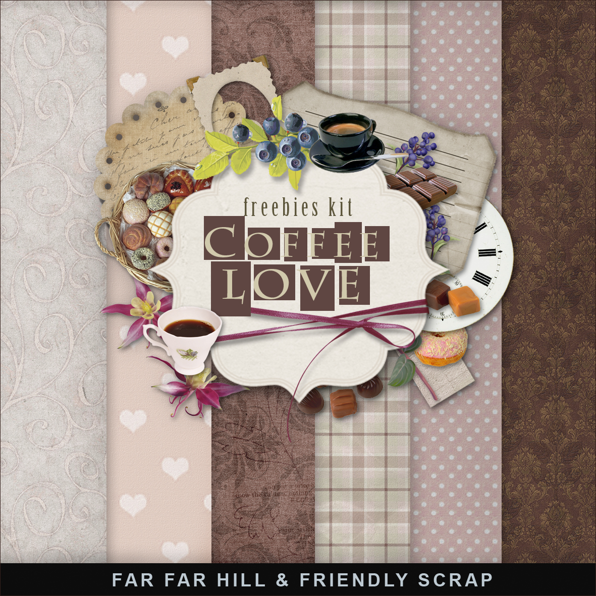 Freebies Kit - Coffee Love:Far Far Hill - Free database of digital ...