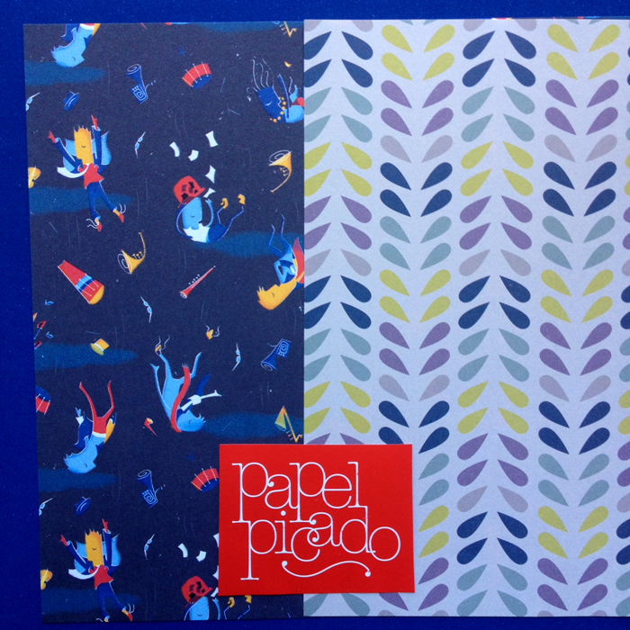 7 papeles en tonos azules • / Origami al alma