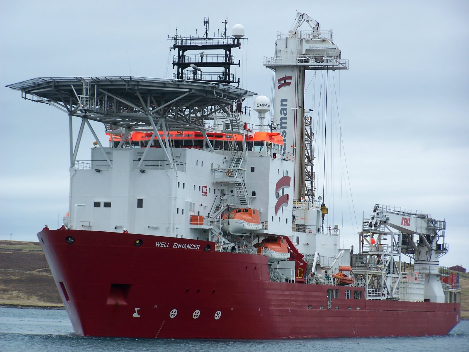 NAUTICAL SHETLAND: Well Enhancer visit to Lerwick, 20th March 2011