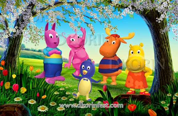 dkorinfest: Backyardigans- Painel festa infantil banner display toten mdf