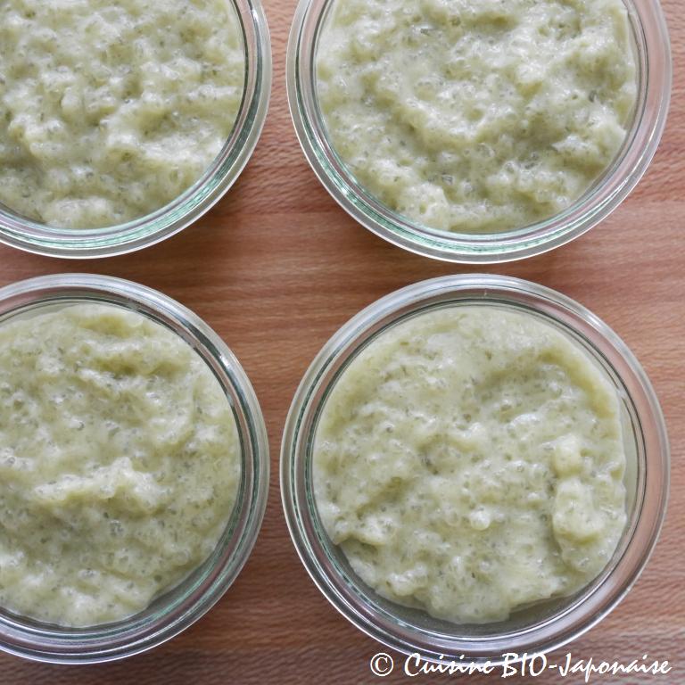 Cuisine BIO-Japonaise: Matcha pudding au tapioca
