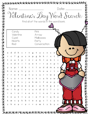 Keep Calm and Teach 5th Grade: February Fun & A Free Word Search