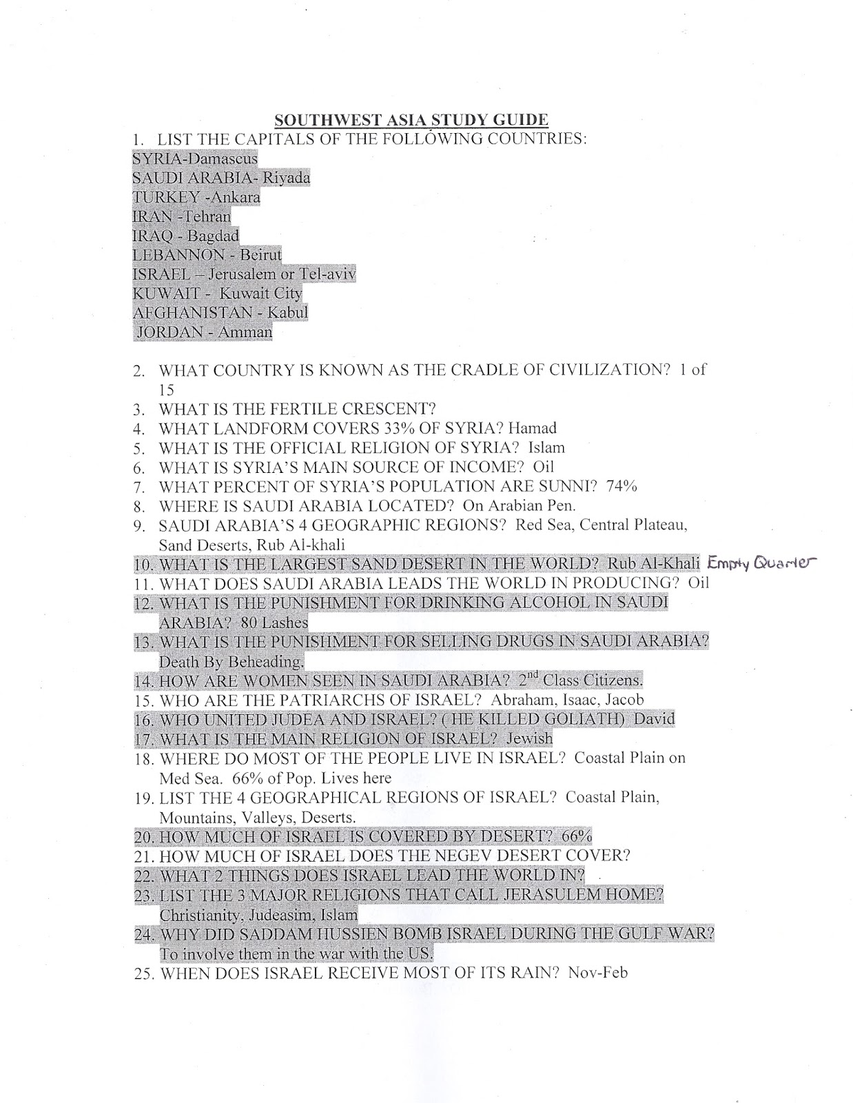 Mr. E's World Geography Page: World Geography - Chapter 21 - The ...