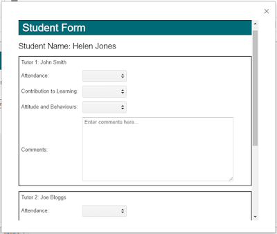 The Gift of Script: Student Feedback system - HTML form - part 2