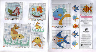 Cross stitch fishes