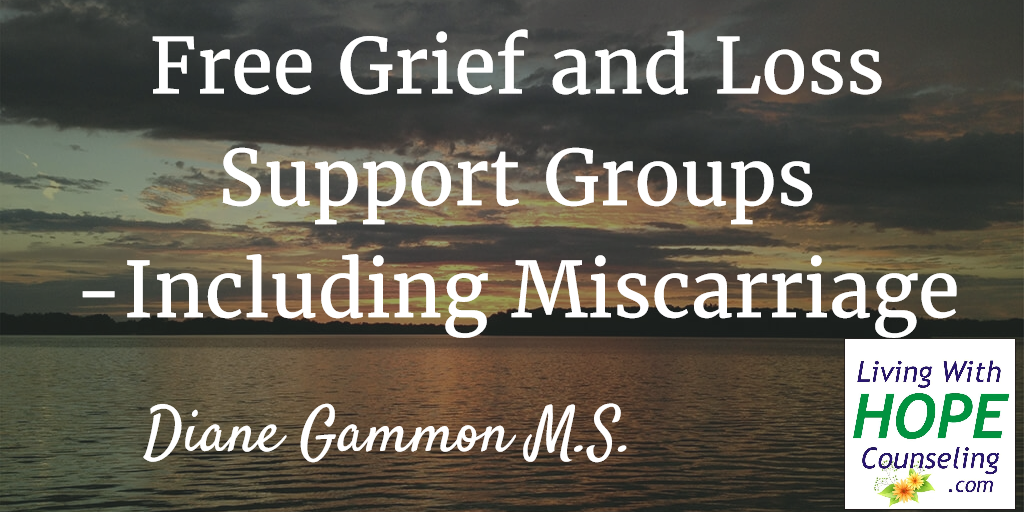 Living With Hope Counseling: Free Grief and Loss Support Group Tonight ...