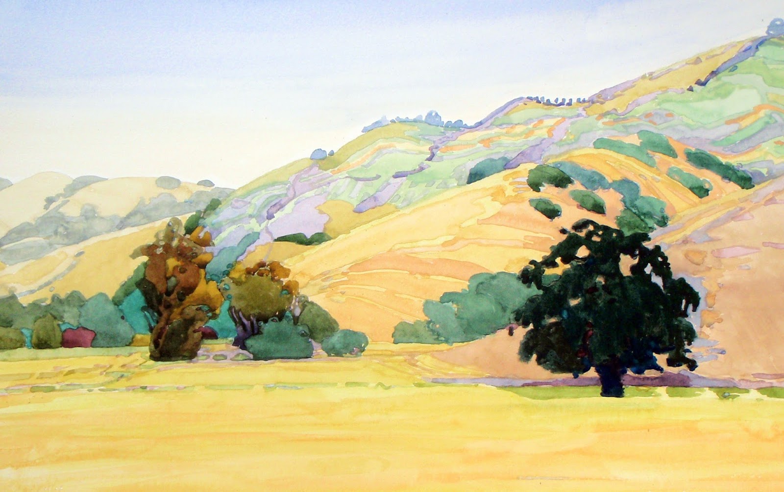 robin purcell california watercolors in the plein air tradition: Where ...
