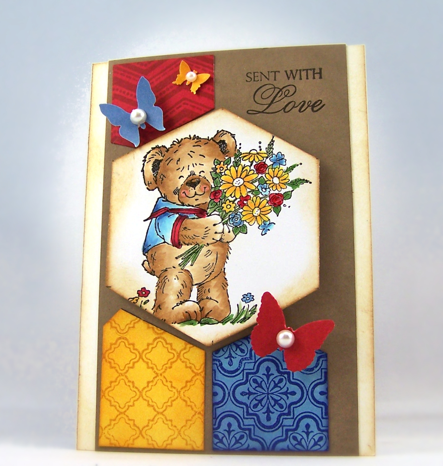 Inspired by...: Same Stamp Collabo with Dina- Day 3