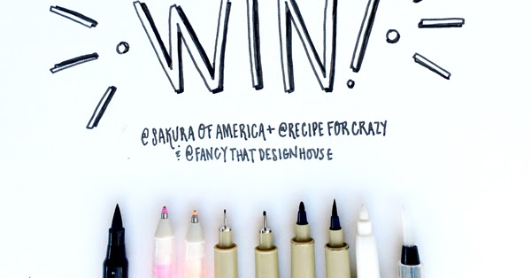 recipe for crazy blog: Draw to Win!