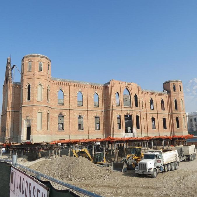 New Temple in Provo: Preparation for the Temple Basement Begins