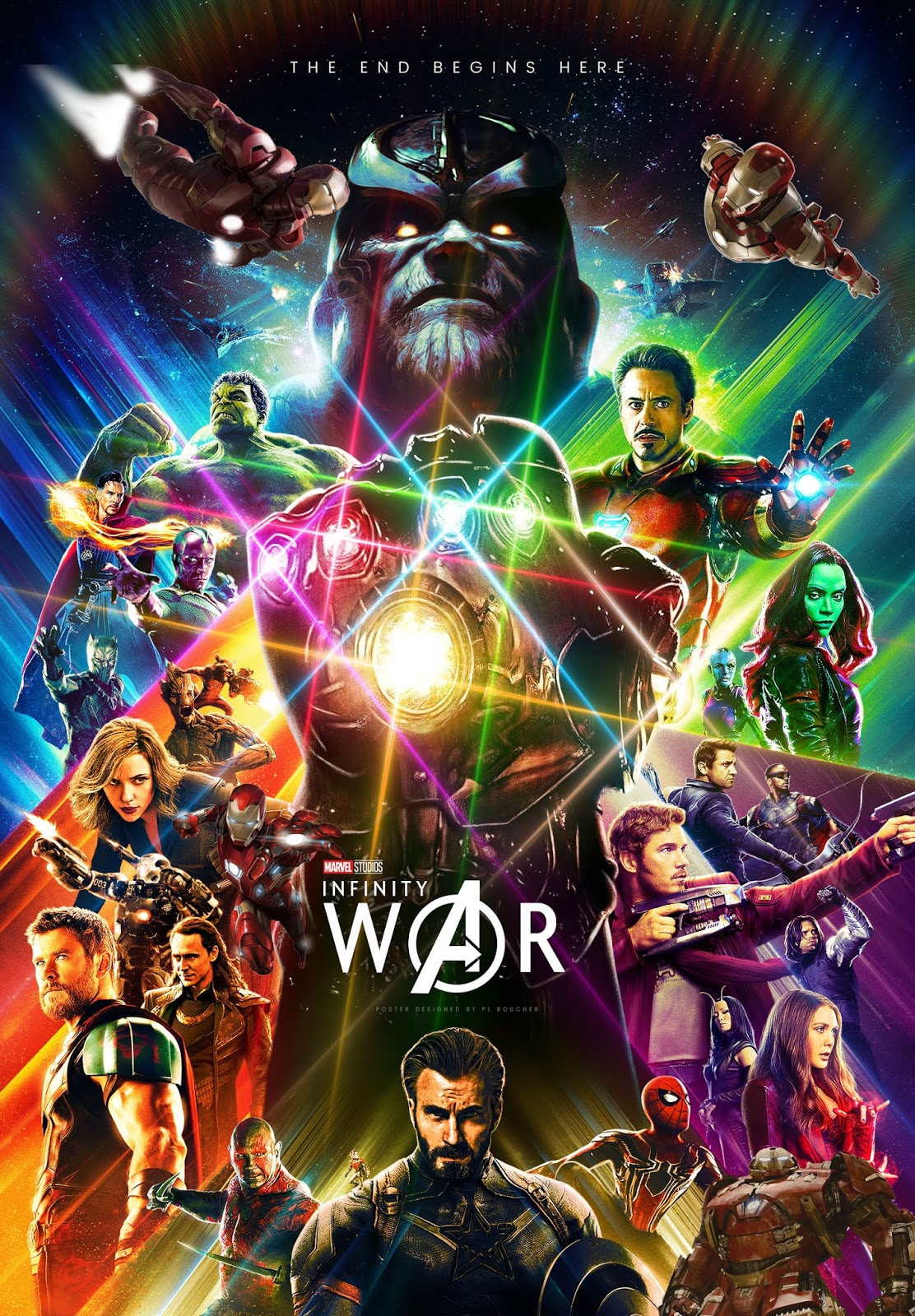 15 Poster Avengers Infinity War Dari Fans Yang Serius Memukau..!!!