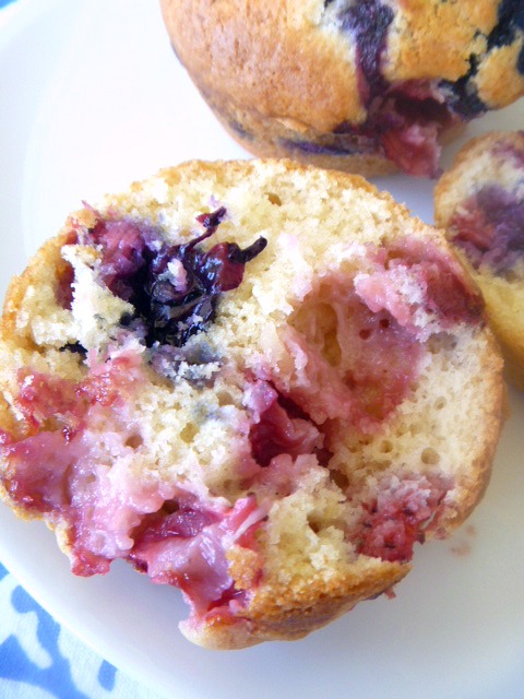 Slice of Southern: Berry Berry Muffins