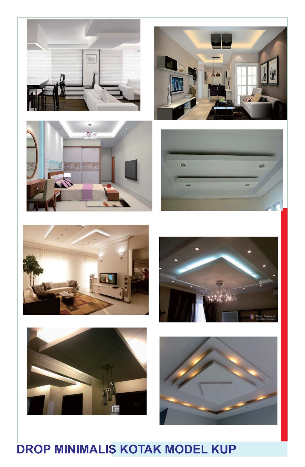 pemasangan gypsum plafon/ceiling, partisi malang - Galvalum Kencana ...