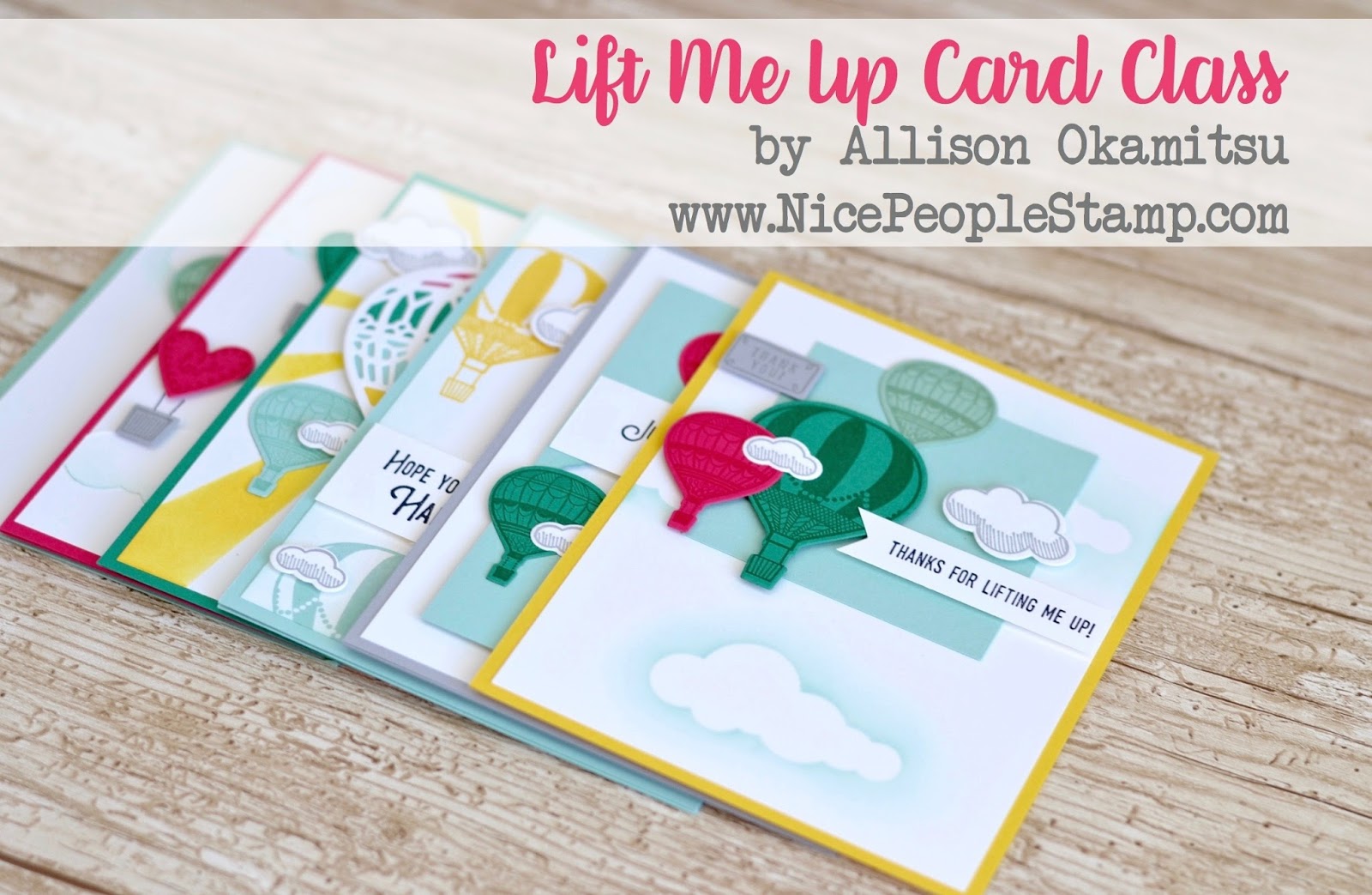 Inkin' Elite Retreats: Lift Me Up Card Class
