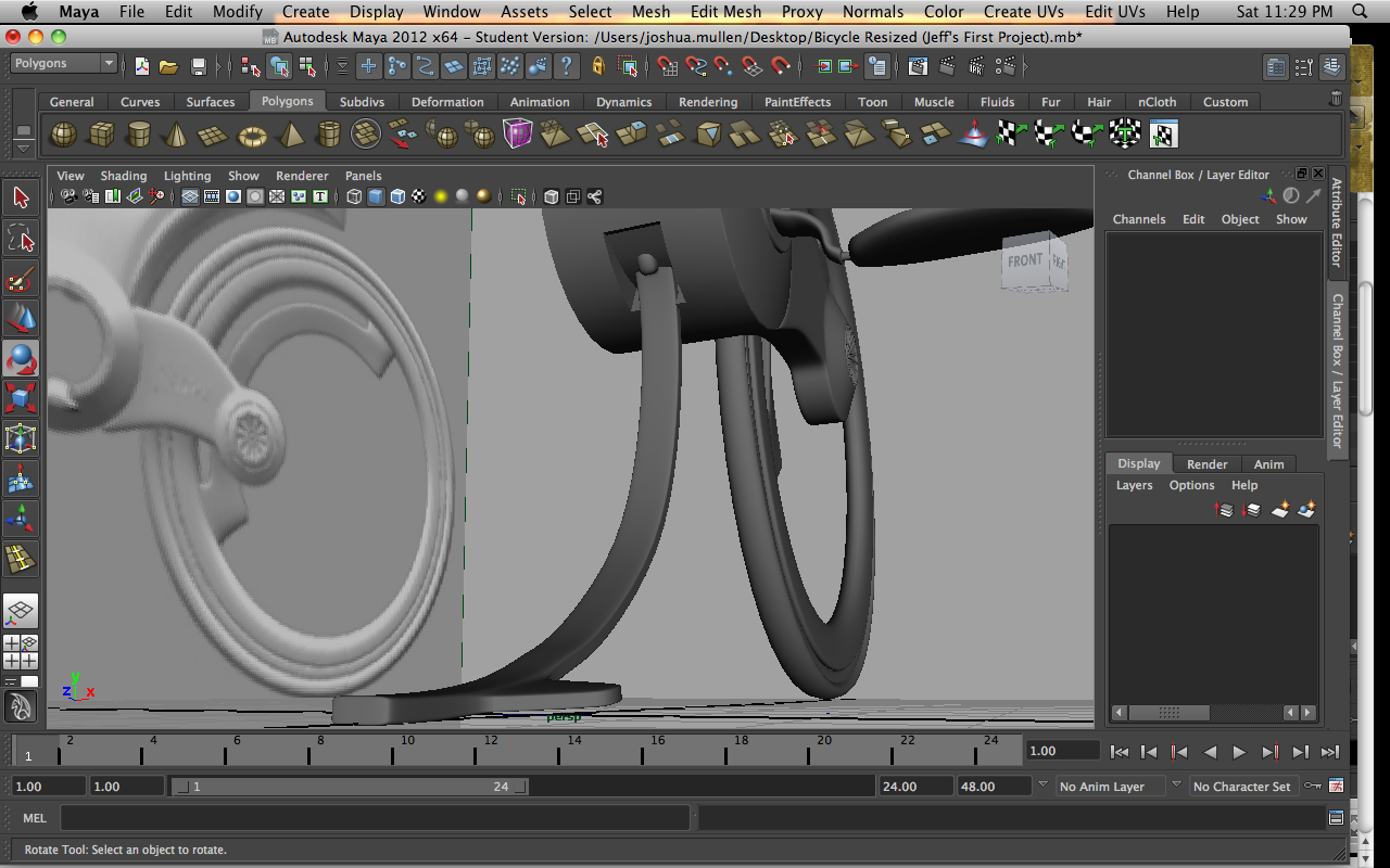 3D Modeling 1: Project 1: Learning How To Use The Maya Program
