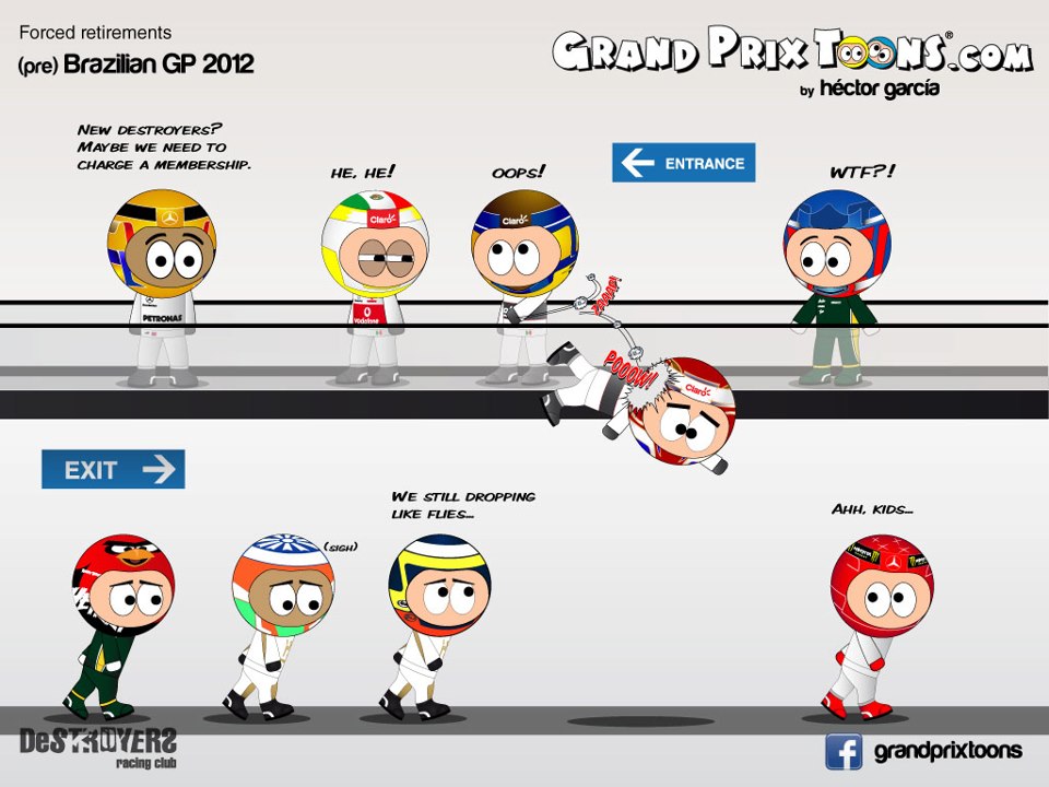 Continental Circus: Formula 1 em Cartoons - Pré-Brasil (GP Toons)