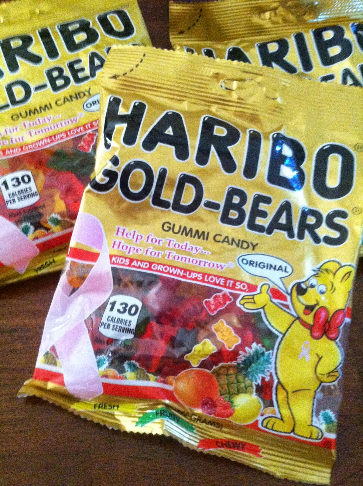 Haribo Pink Ribbon Bags for Breast Cancer Awareness Month #PinkBears ...