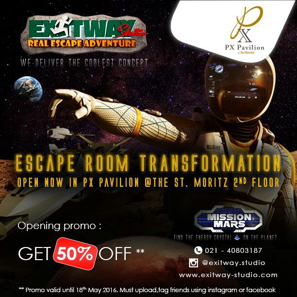 Real Room Escape Adventure - Exitway Studio Indonesia: Exitway Studio ...