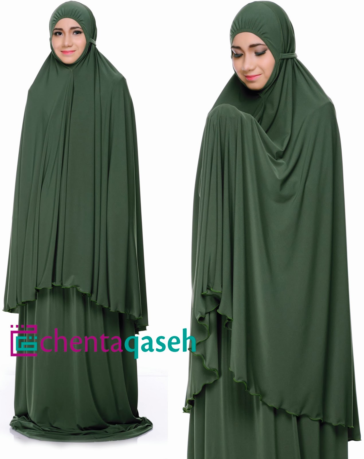 Chenta Qaseh Online Hijab: Inner Neck and Telekung Saffiya