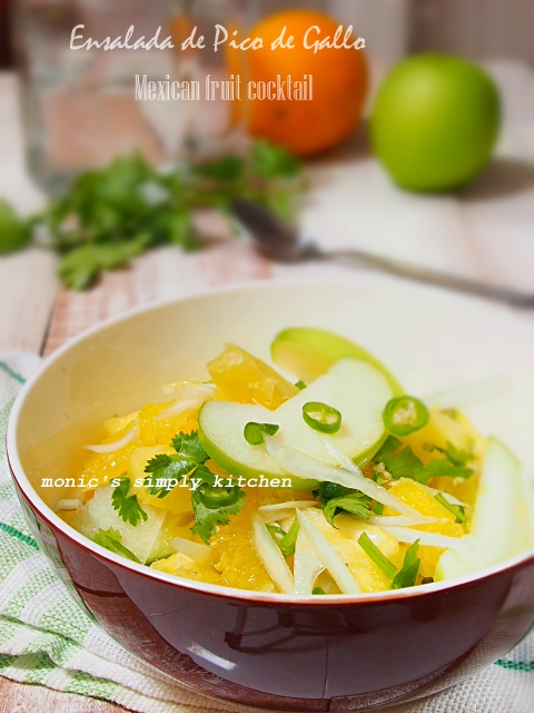 Mexican Fruit Cocktail - Monic's Simply Kitchen