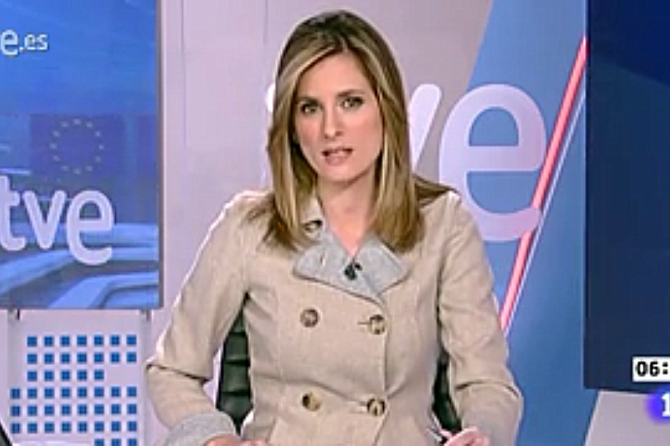 vuesalatele: 2012 01 25 @07H10 - ANA ROLDAN, TVE 24H, TELEDIARIO MATINAL