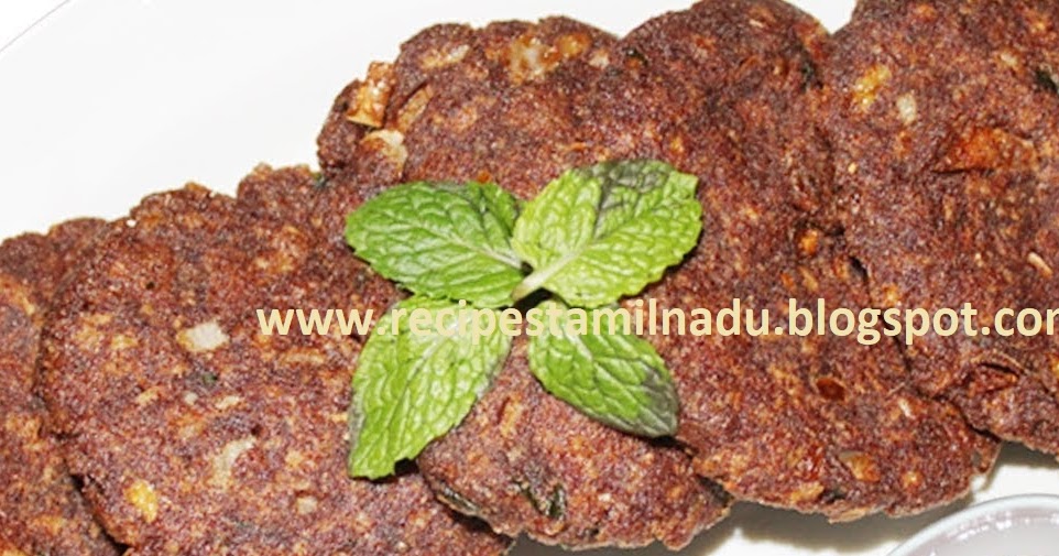 Spicy Ragi Vada Recipe Tamil Nadu Style Snack - Tamil Nadu Recipes